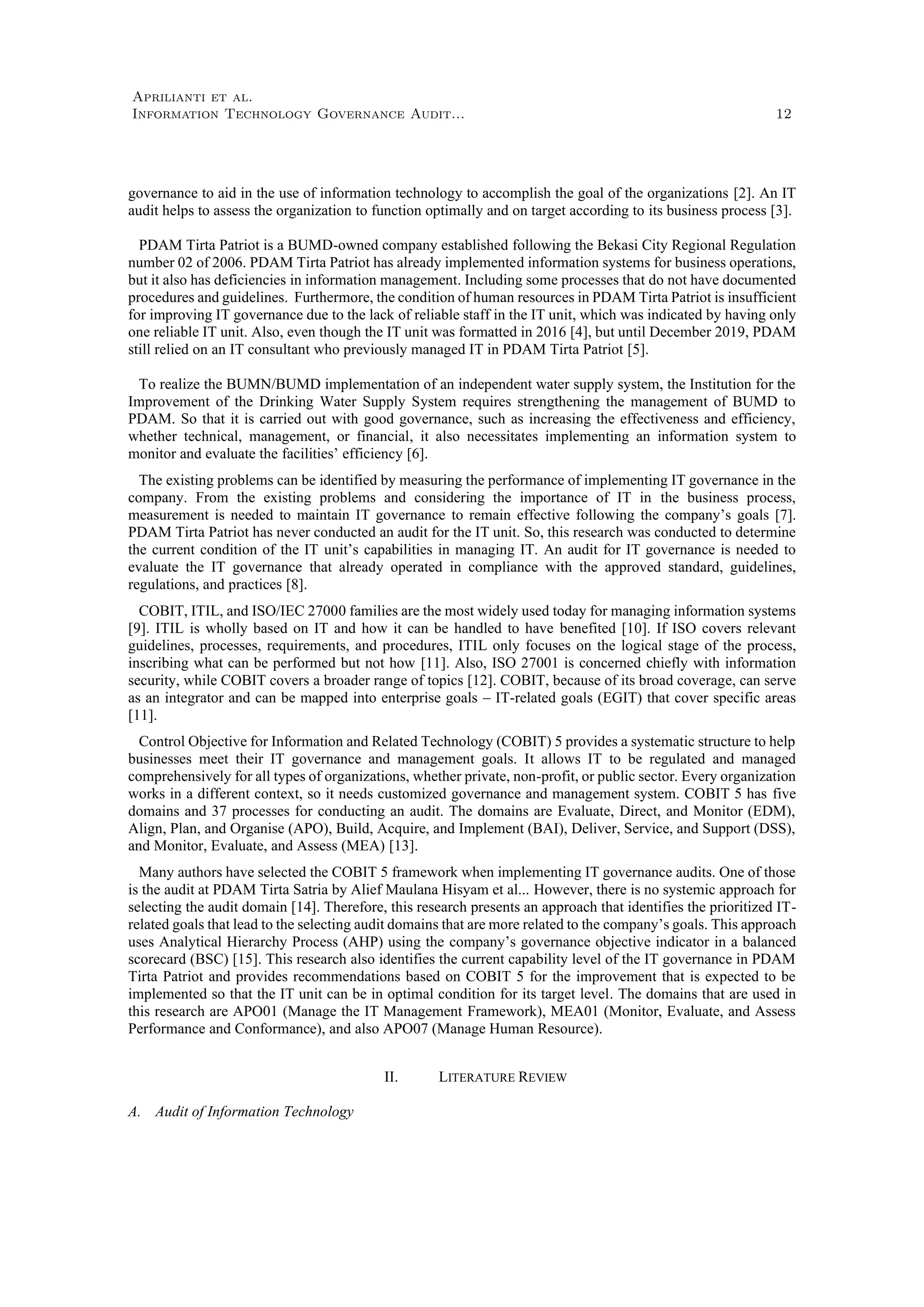 StudyCase-EDM-Cobit5 | PDF