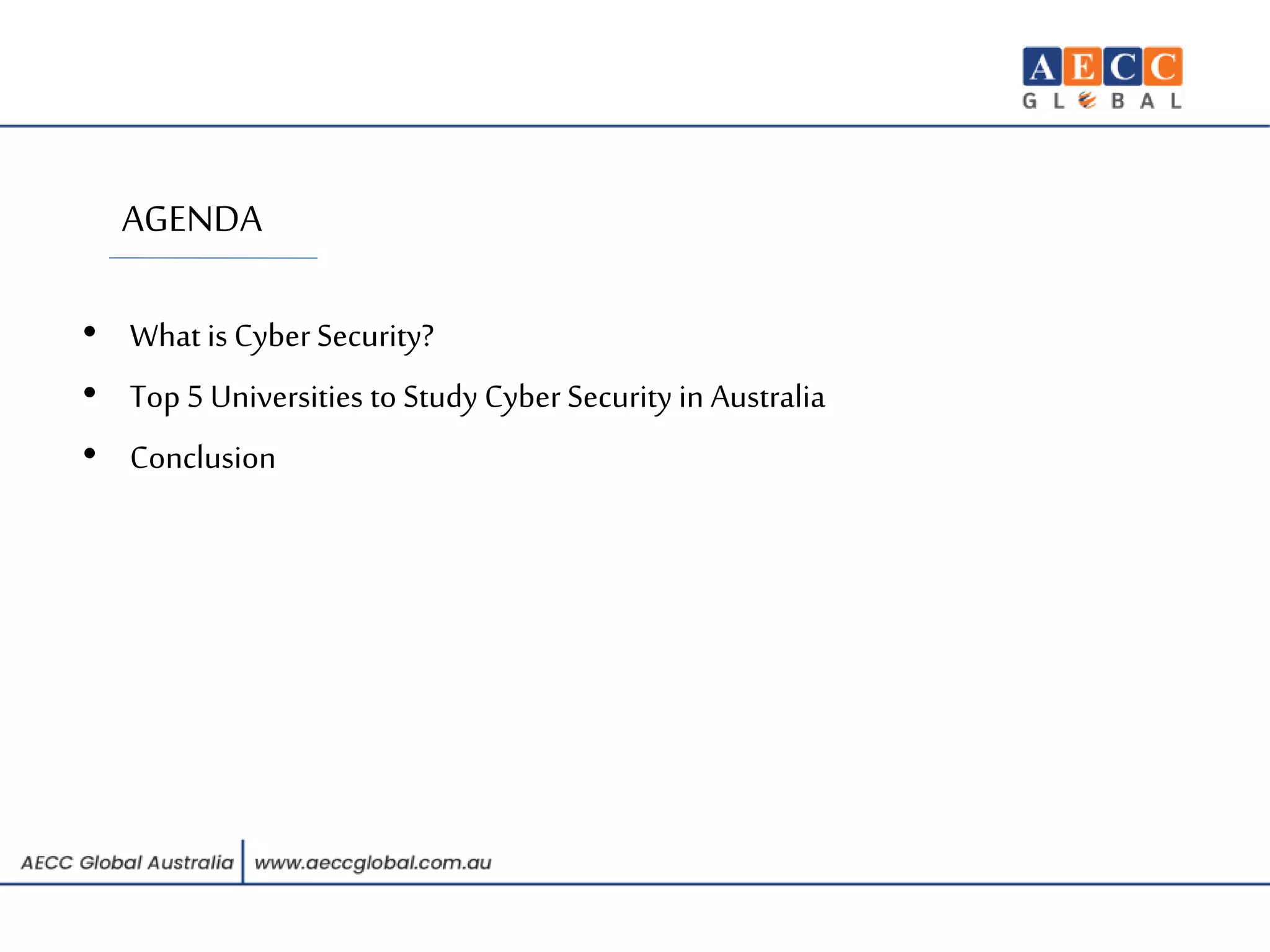 STUDY CYBER SECURITY IN AUSTRALIA | PPTX
