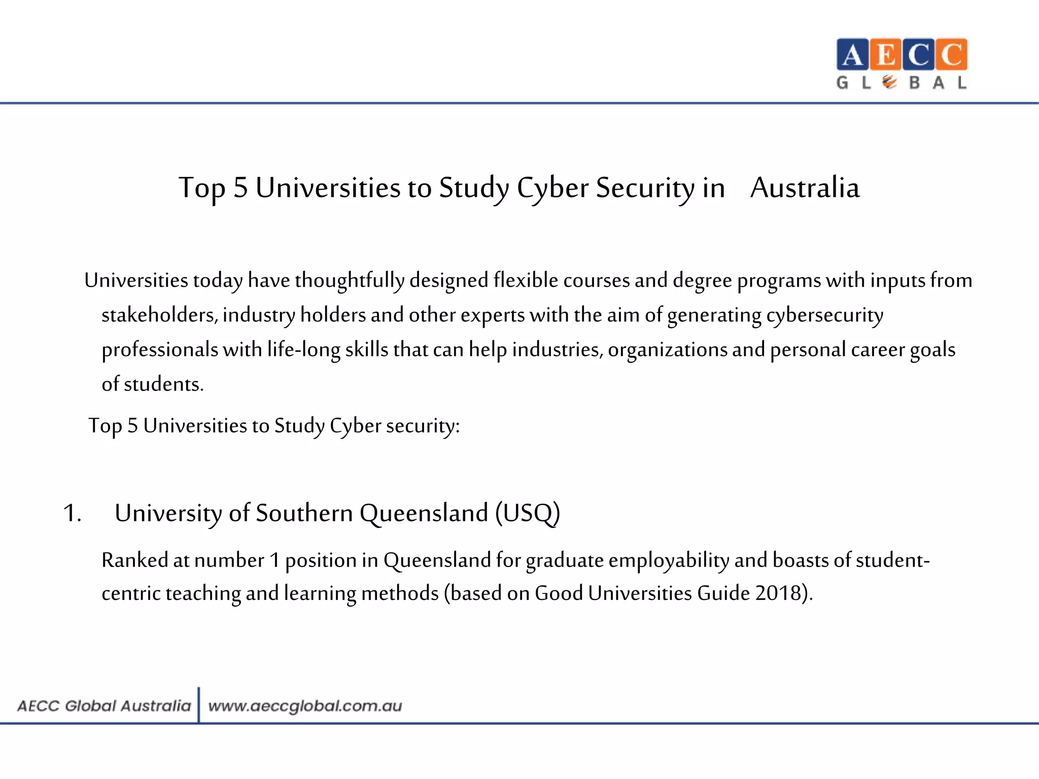 STUDY CYBER SECURITY IN AUSTRALIA | PPTX