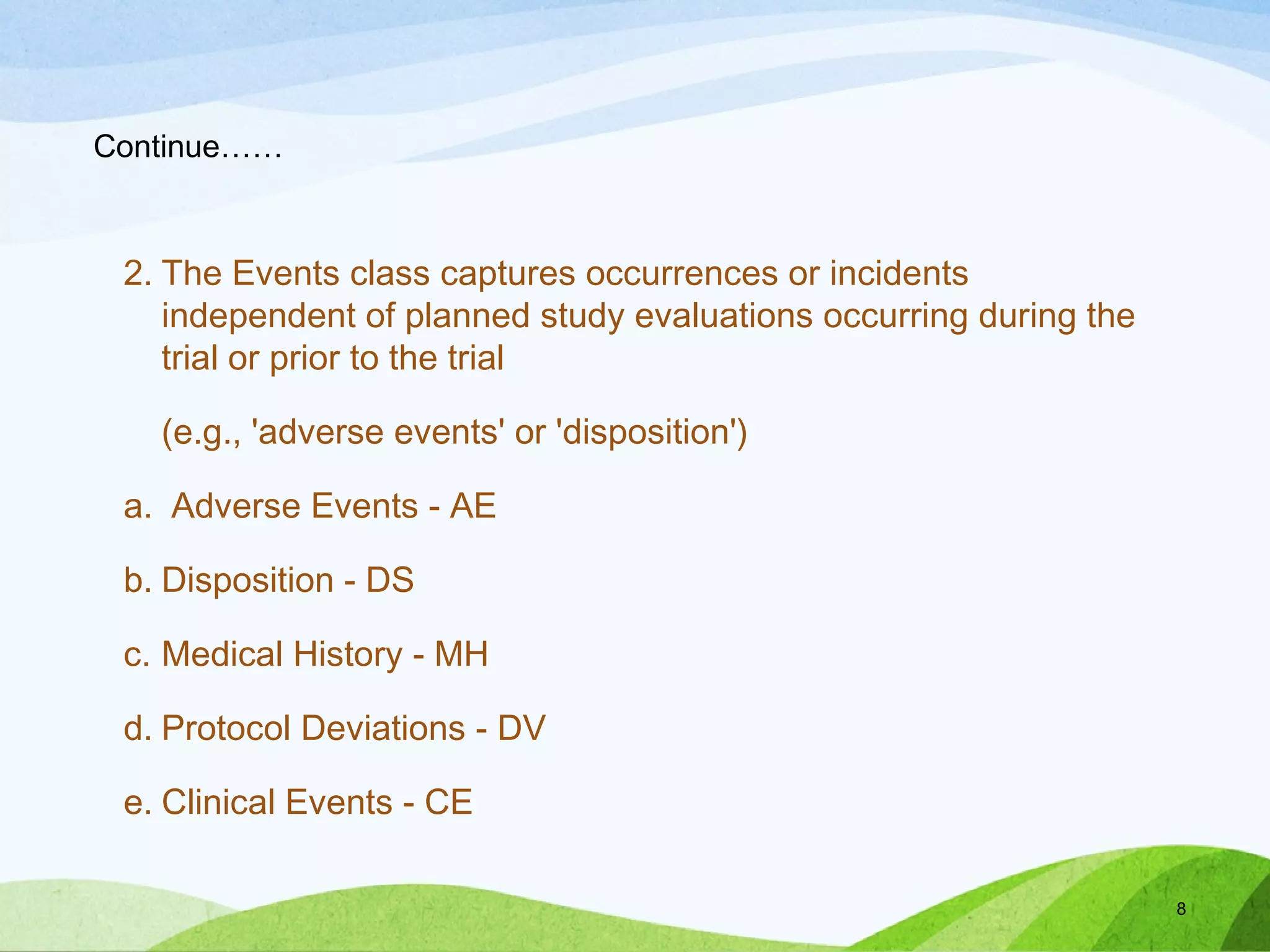 Study data tabulation model | PPT