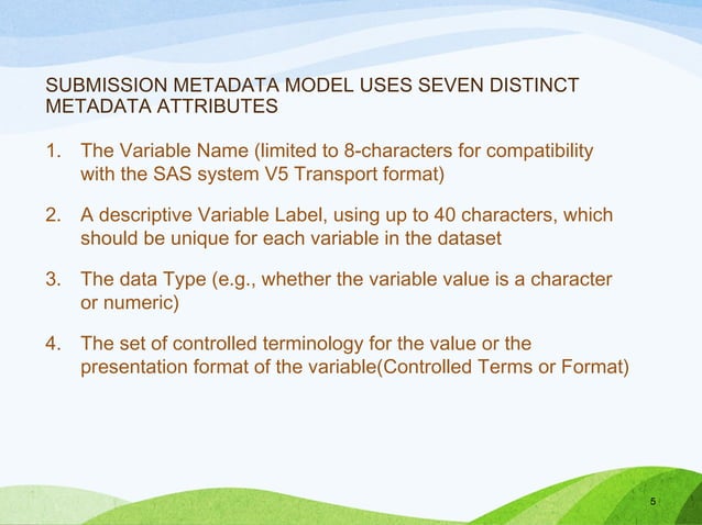 Study data tabulation model | PPT | Medical Tests | Medical Health