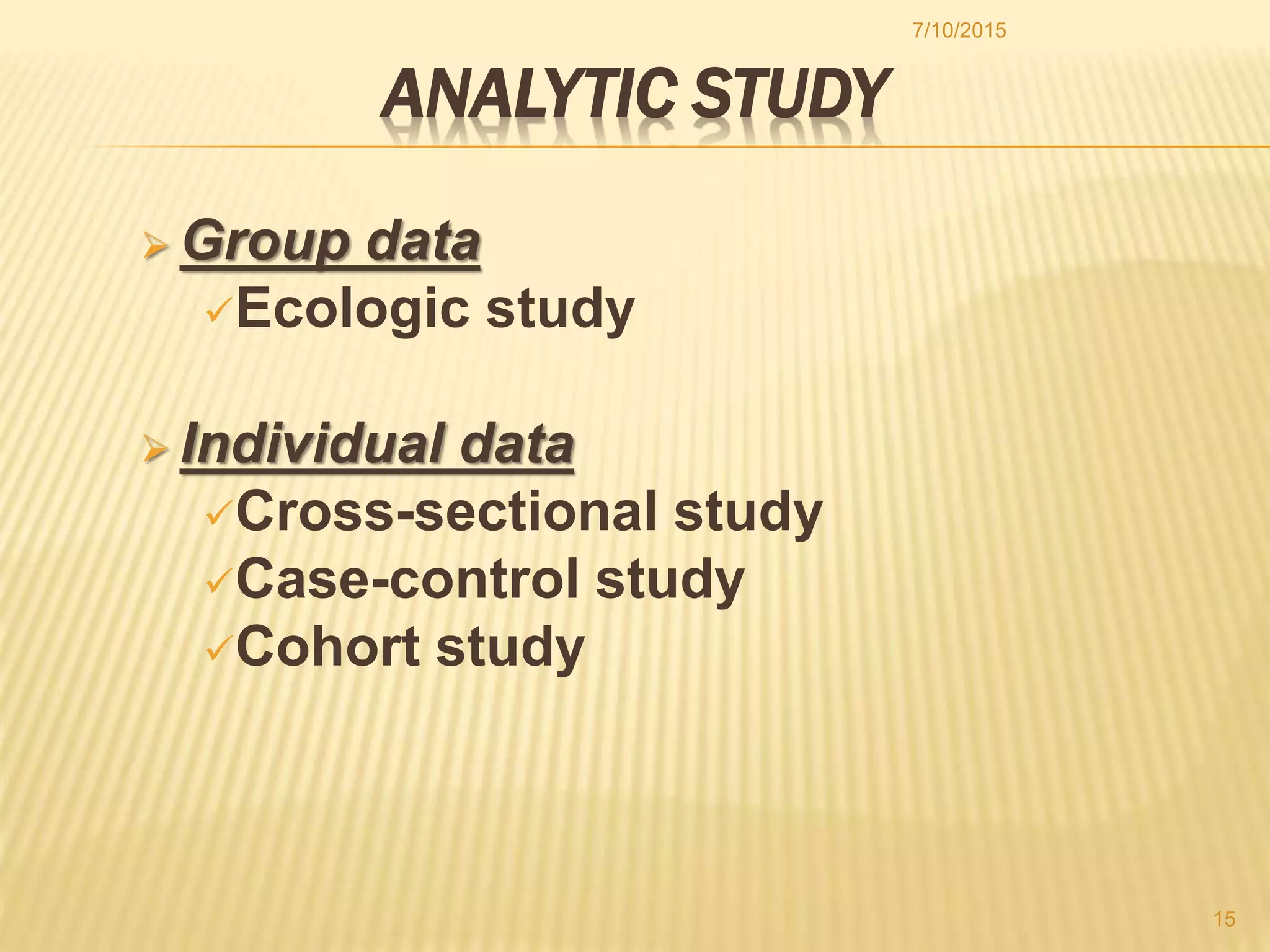 Study designs | PPTX
