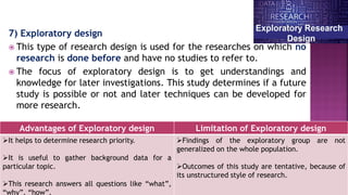 Study designs and their advantages and limitation | PPTX