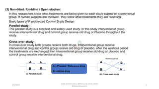 Study Designs in Clinical Trials - An Overview | PPTX | Pharmaceutical ...