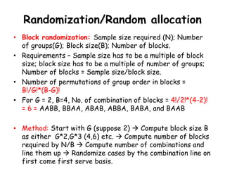 Study designs, randomization, bias errors, power, p-value, sample size ...