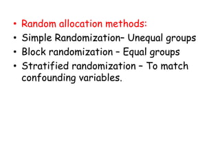 Study designs, randomization, bias errors, power, p-value, sample size | PPTX | Physics | Science