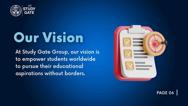 Study Gate Group company profile for studying abroad | PPT