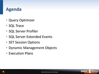 SQL Server - Using Tools to Analyze Query Performance | PDF