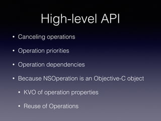 GCD and OperationQueue. | PPT