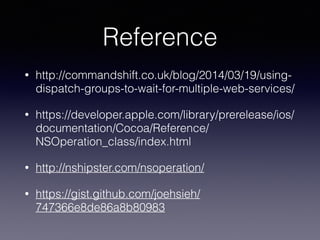 GCD and OperationQueue. | PPT