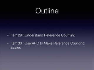 Memory management in iOS. | PPT