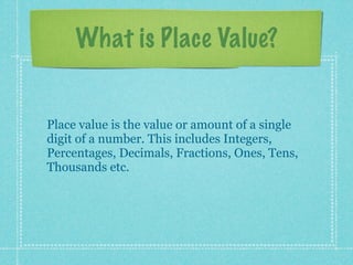Esme's Place Value Study Guide | PPT