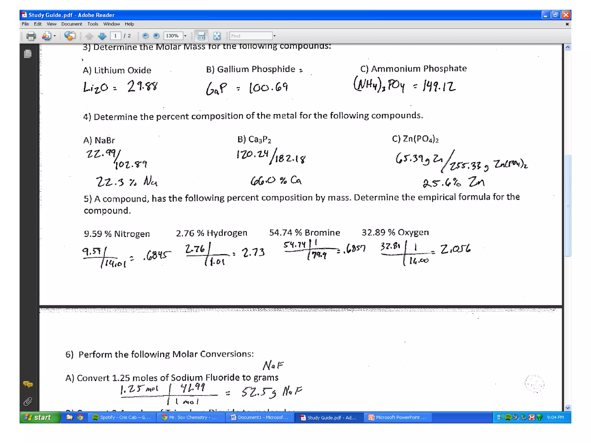 Study guide | PPT | Free Download
