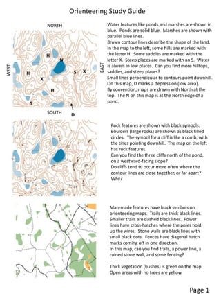 Orienteering study guide | PPTX | Geography | Science