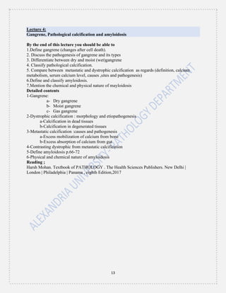 Study guide pathology -concepts of health and disease block | PDF