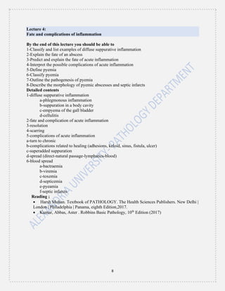 Study guide pathology -concepts of health and disease block | PDF