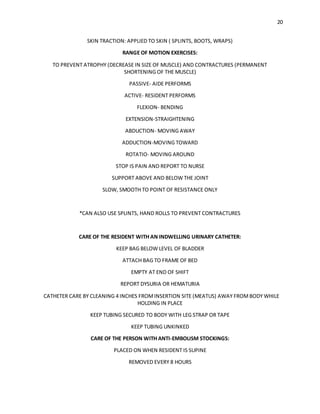 STUDY GUIDE,TWO | DOCX | Physical Therapy | Wellness