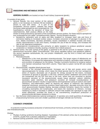 Study Guide 5 Assessment and Management of Patients with Endocrine ...