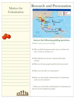Study Guide Colonial History of SEA | PDF