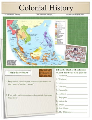 Study guide colonization updated | PDF