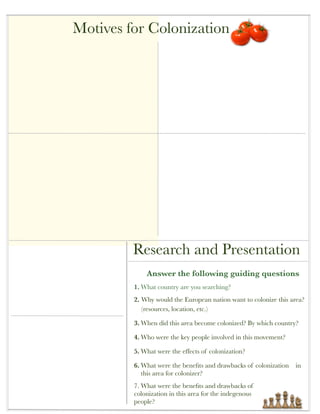 Study guide colonization updated | PDF | Asia Travel | Travel Locations