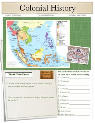 Study guide colonization updated | PDF