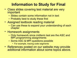 Study 67890fgfdgdgfdgfhGuide for Final.ppt