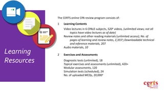 Study guide for online cpale review - October 2020 batch | PPTX