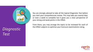 Study guide for online cpale review - October 2020 batch | PPTX