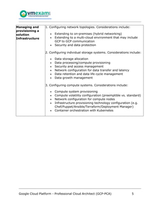 [Study Guide] Google Professional Cloud Architect (GCP-PCA ...