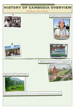 Study guide history of cambodia | PDF