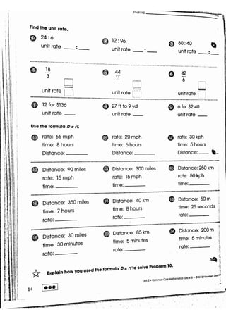 Study guide homework rates | PDF