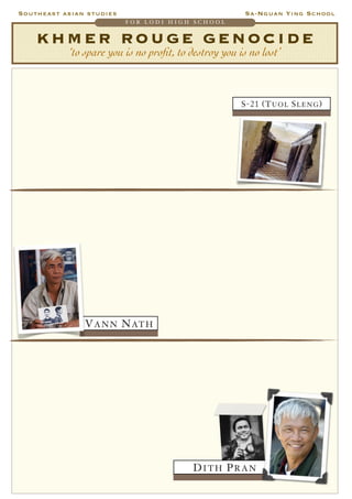 Study guide khmer rouge genocide | PDF