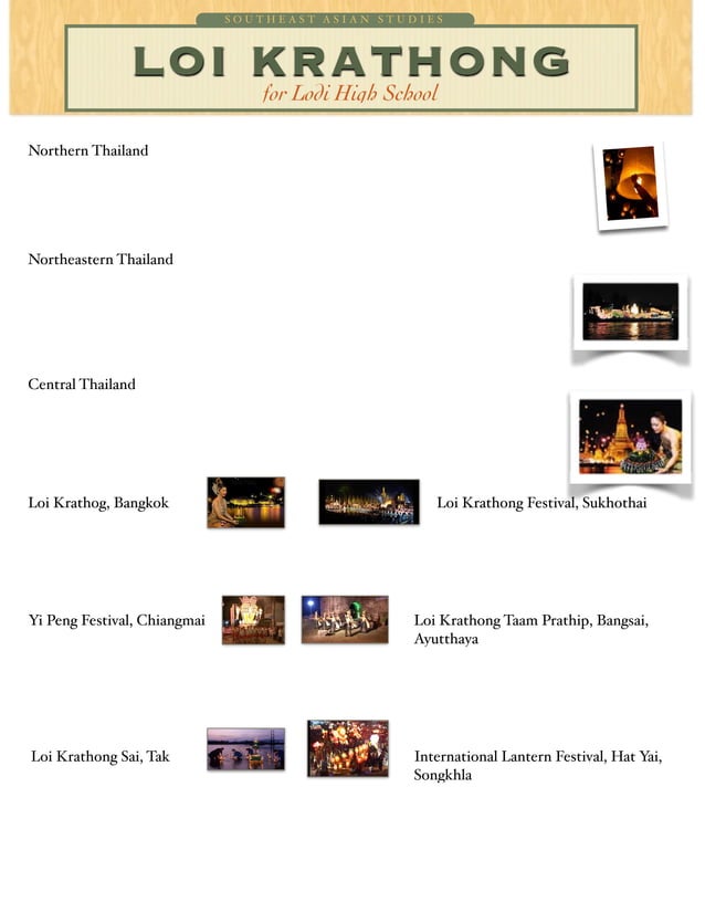 Study guide loy krathong chaht | PDF