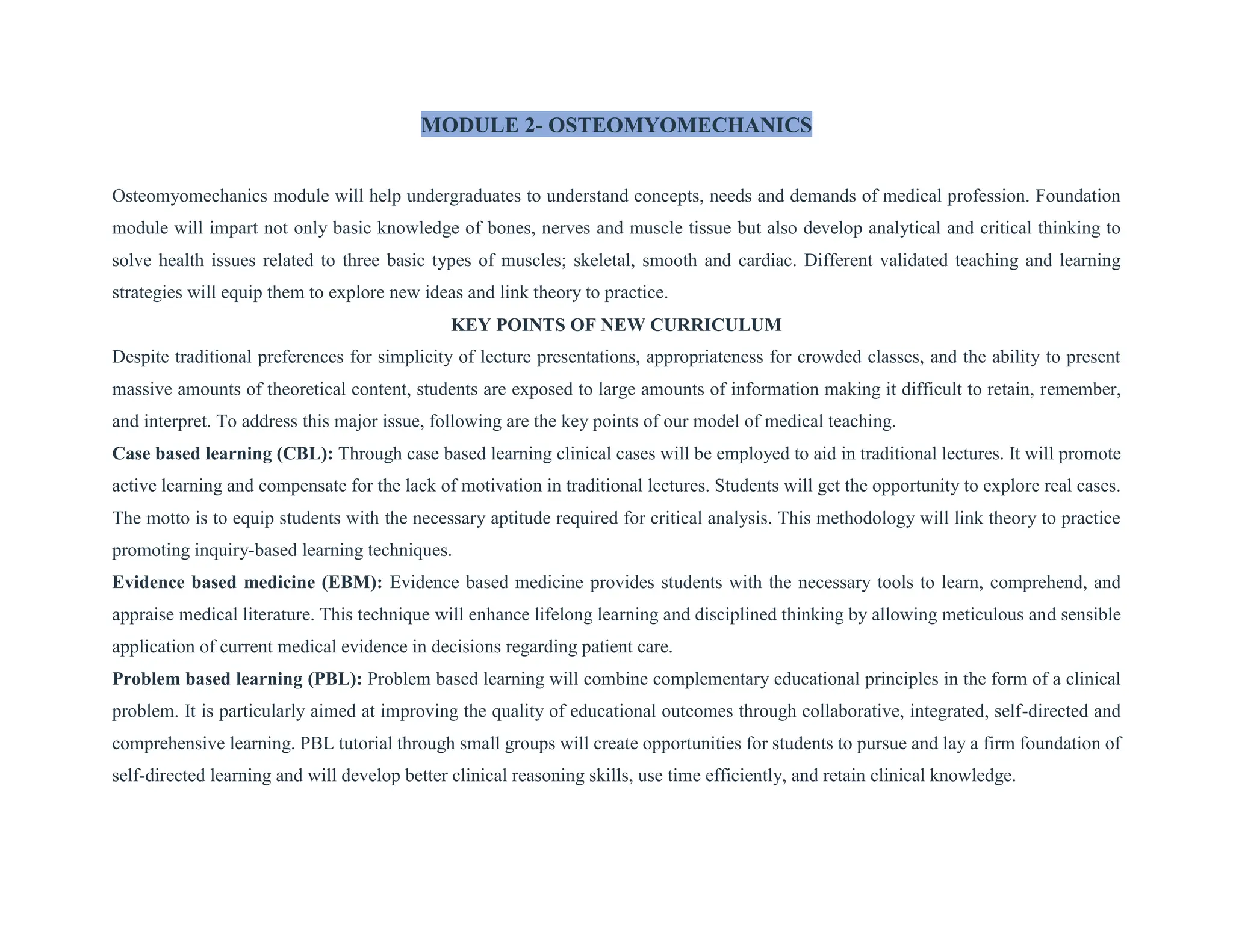 Study Guide Module 2 - Osteomyomechanics.pdf
