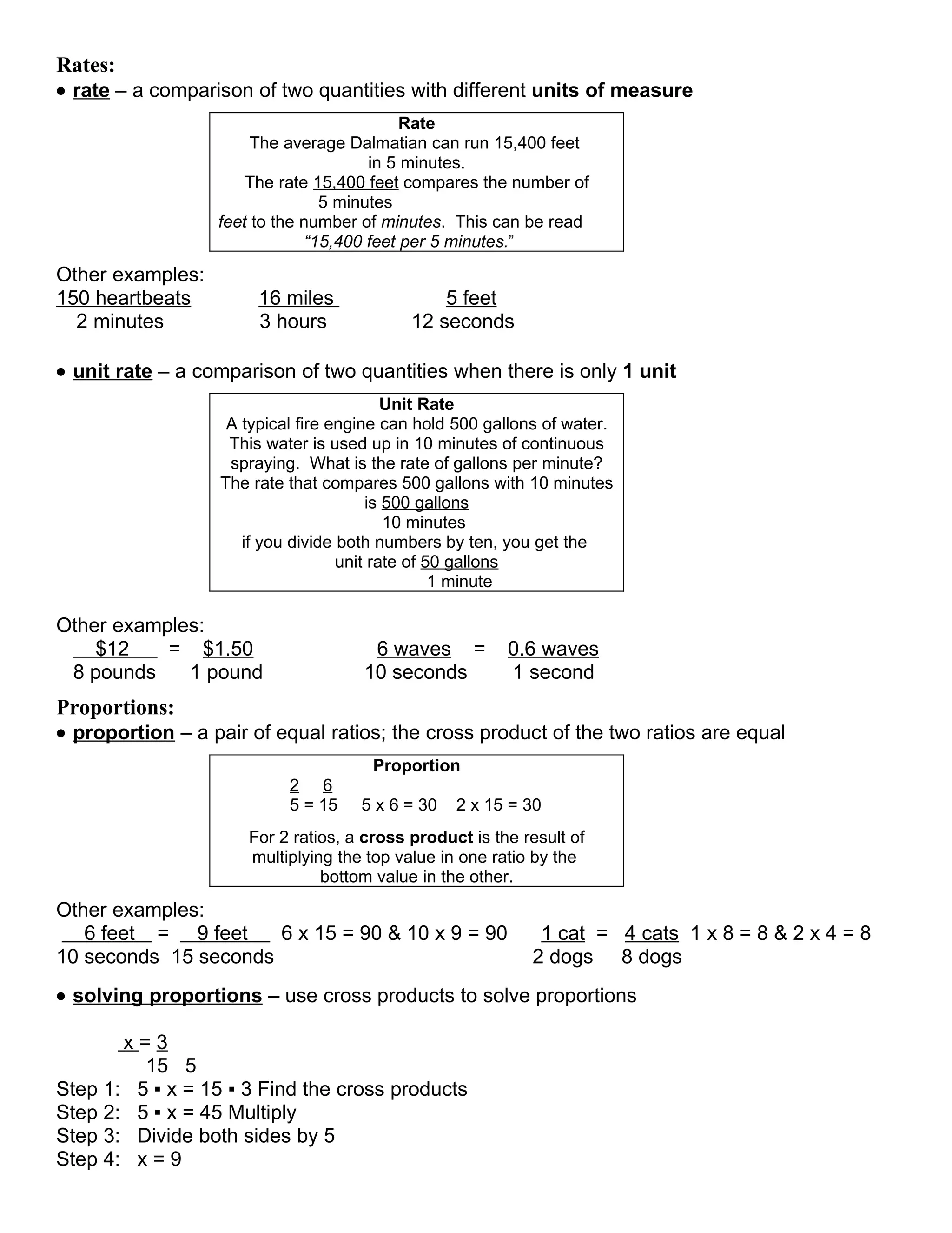Study Guide Ratio Proportions | DOC | Educational Assessment | Education