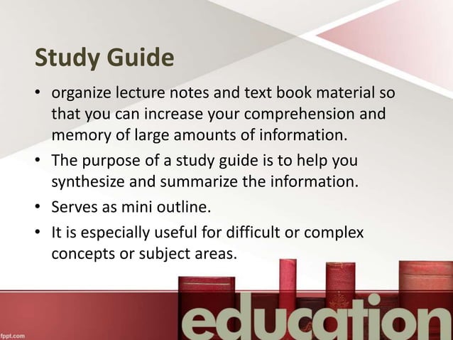 Study guide | PPT
