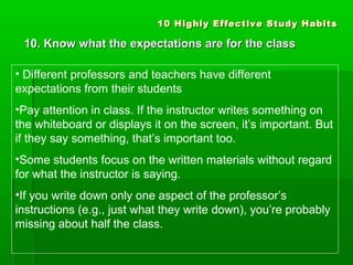 Study habit how to unlock and improve | PPT