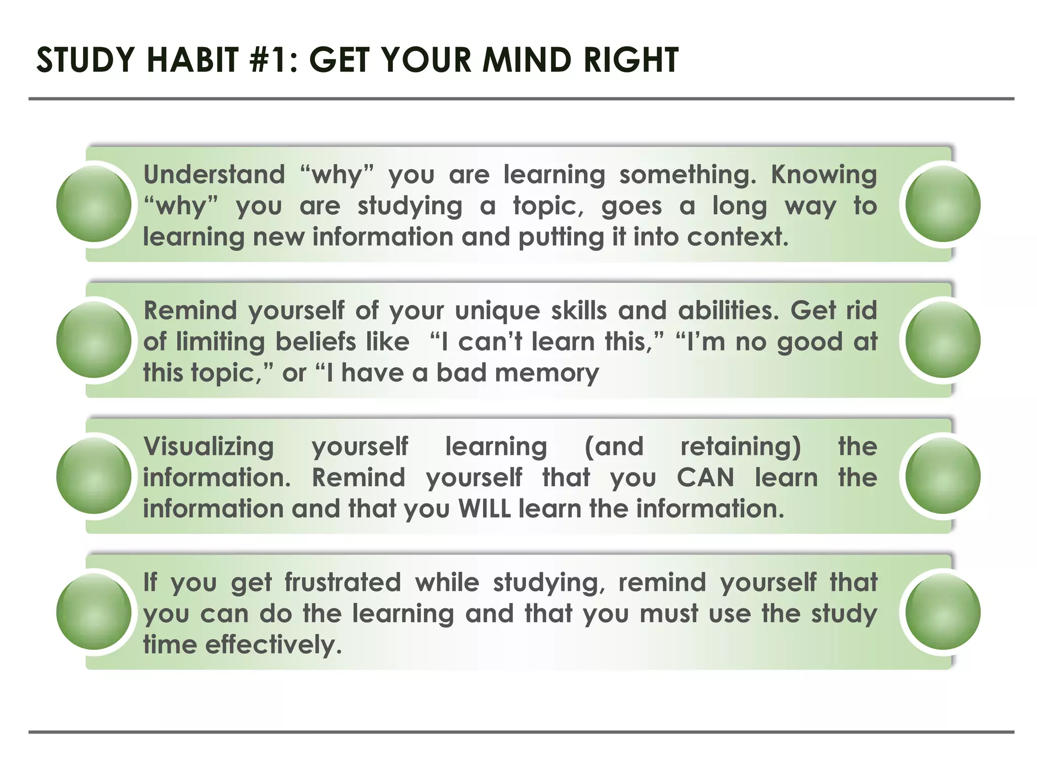 Study habits | PPTX