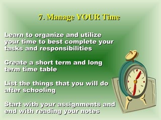 Study Habits For Children | PPT