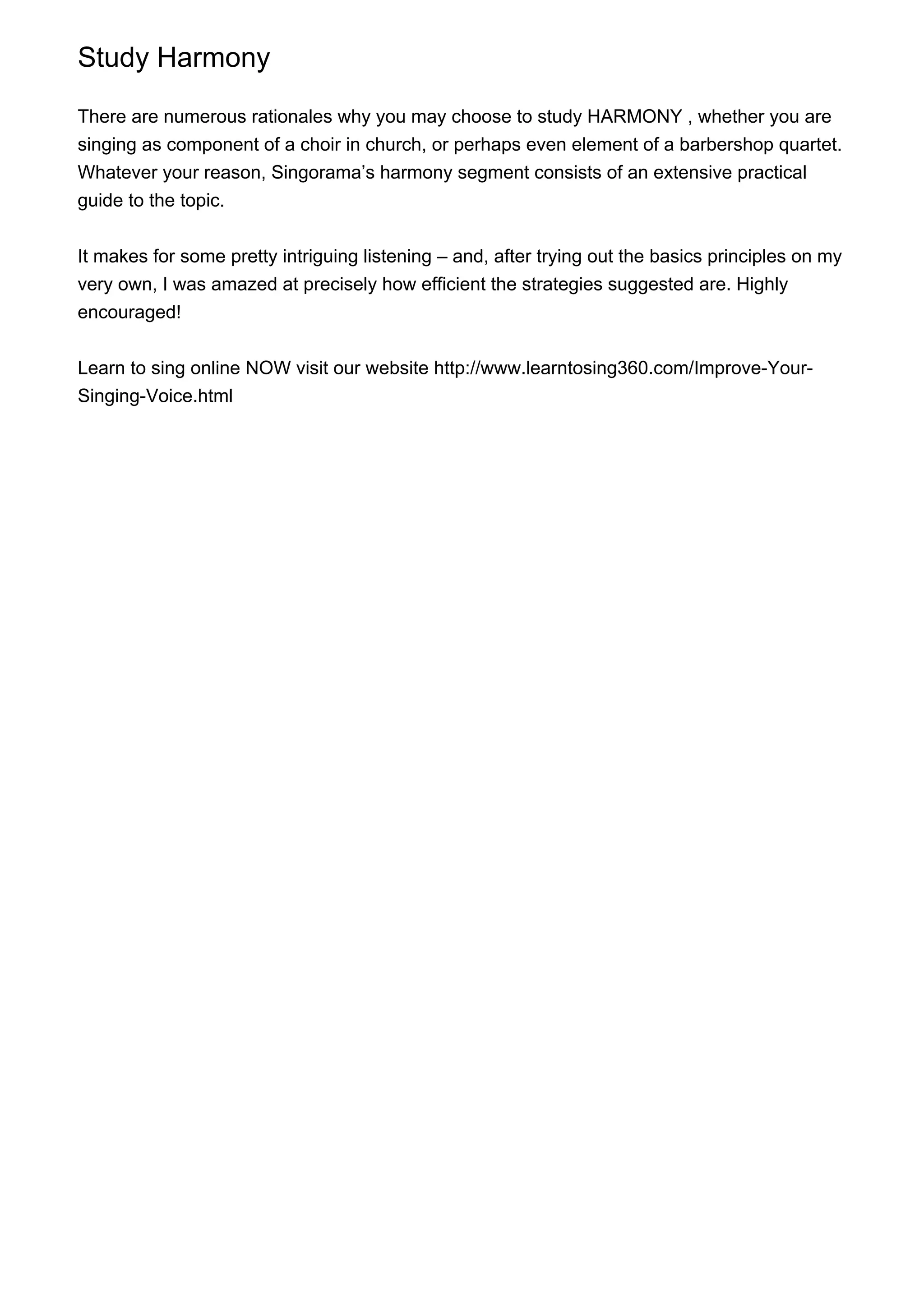study-harmony-pdf