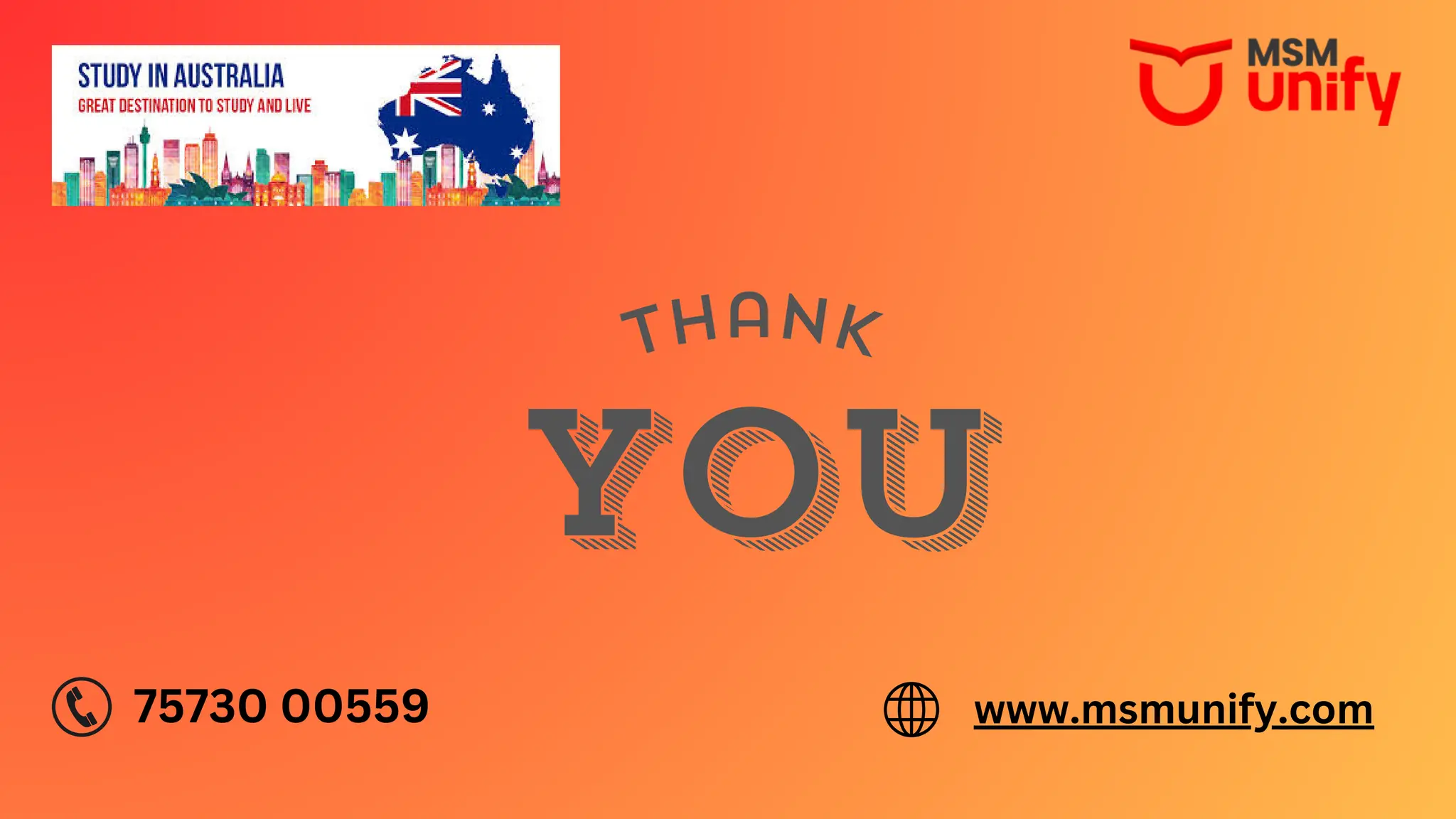 MSM Unify - Study in Australia for Indian students | PPT