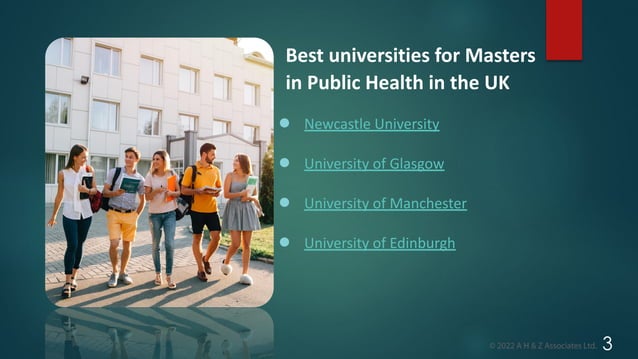 Studying a Masters in Public Health in the UK | PDF