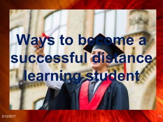 Studying at a distance | PPT