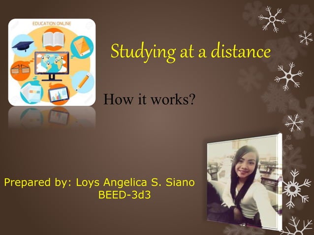 Studying at distance | PPT