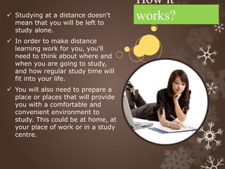 Studying at distance | PPTX