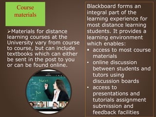Studying at distance | PPT