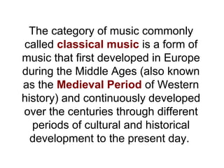 Studying Classical Music | PPT