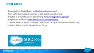 Tips for Studying for your Salesforce Certification | PPT