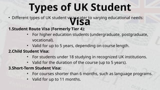 Understanding the Process of Obtaining a Student Visa UK | PPTX